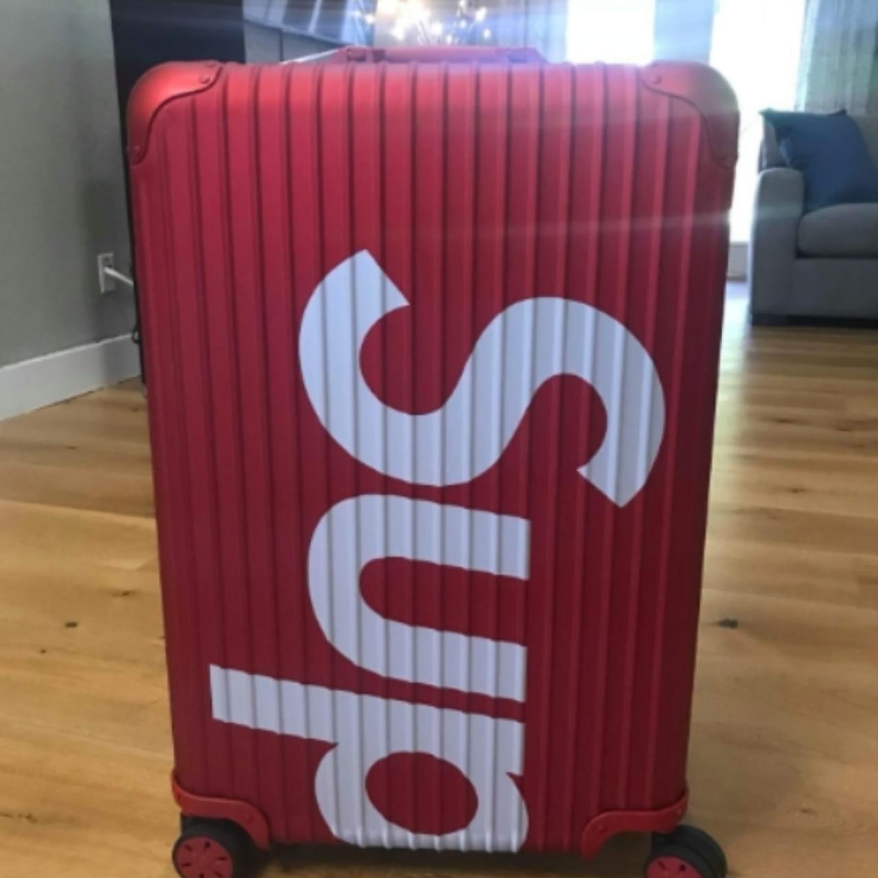 Rimowa X Supreme suitcase 82L size New. Unused .... - Depop