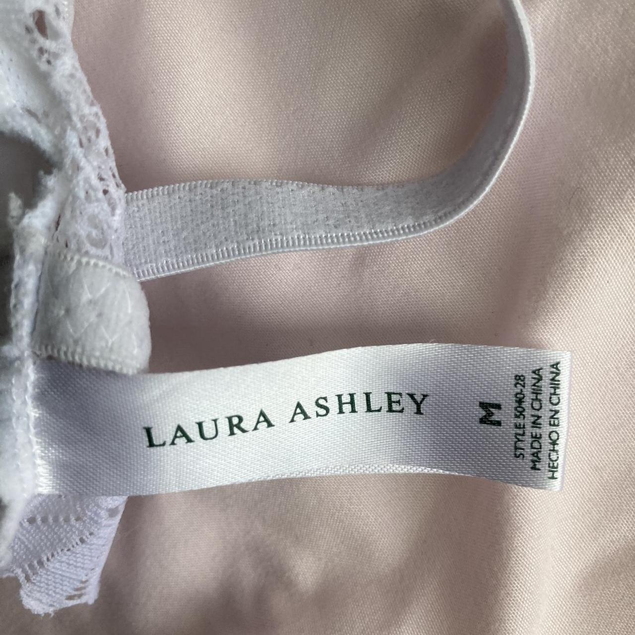 Laura Ashley Women's White Bra | Depop