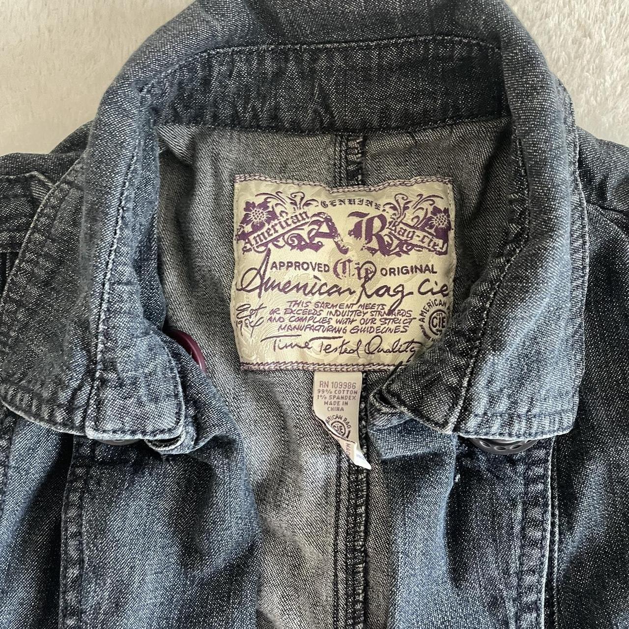 American Rag Cie Women's Navy Jacket | Depop