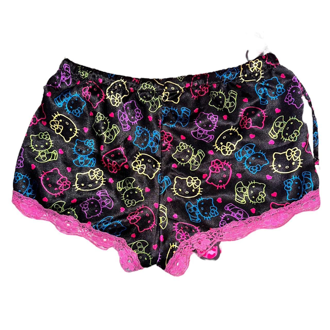 ⭐️Details⭐️ Adorable black and neon hello kitty... - Depop