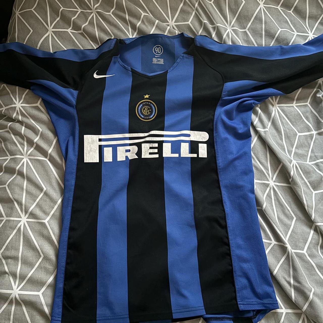 Retro inter Milan top Very good condition, just a... - Depop