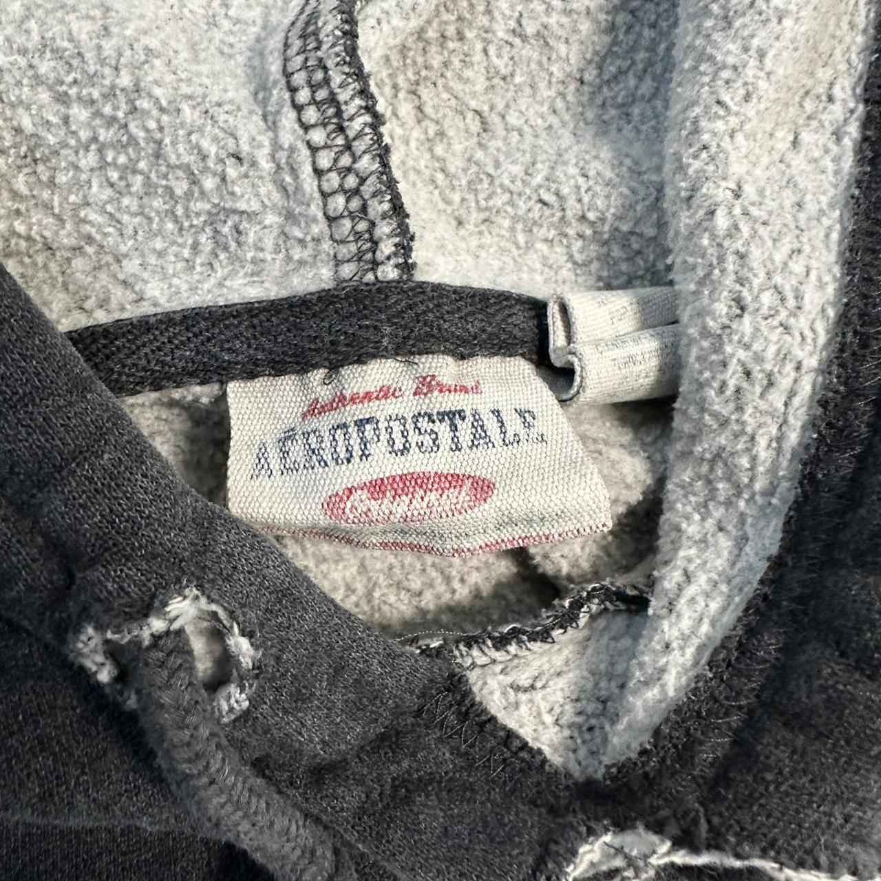 Vintage 90’s Aeropostale thrashed hoodie size... - Depop