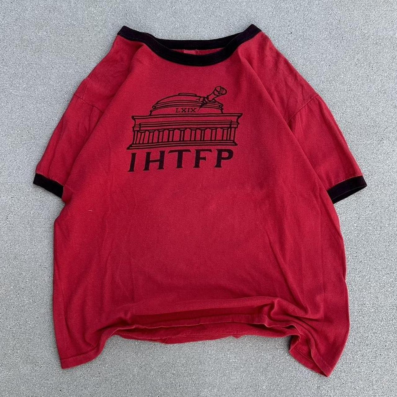 Vintage 70’s MIT “IHTFP” ringer t-shirt “I hate... - Depop