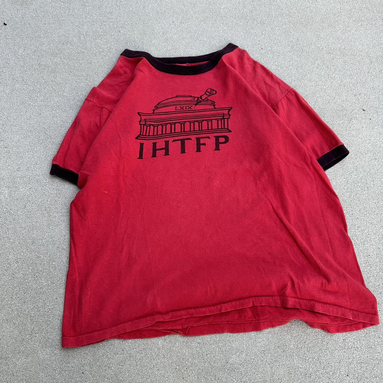 Vintage 70’s MIT “IHTFP” ringer t-shirt “I hate... - Depop