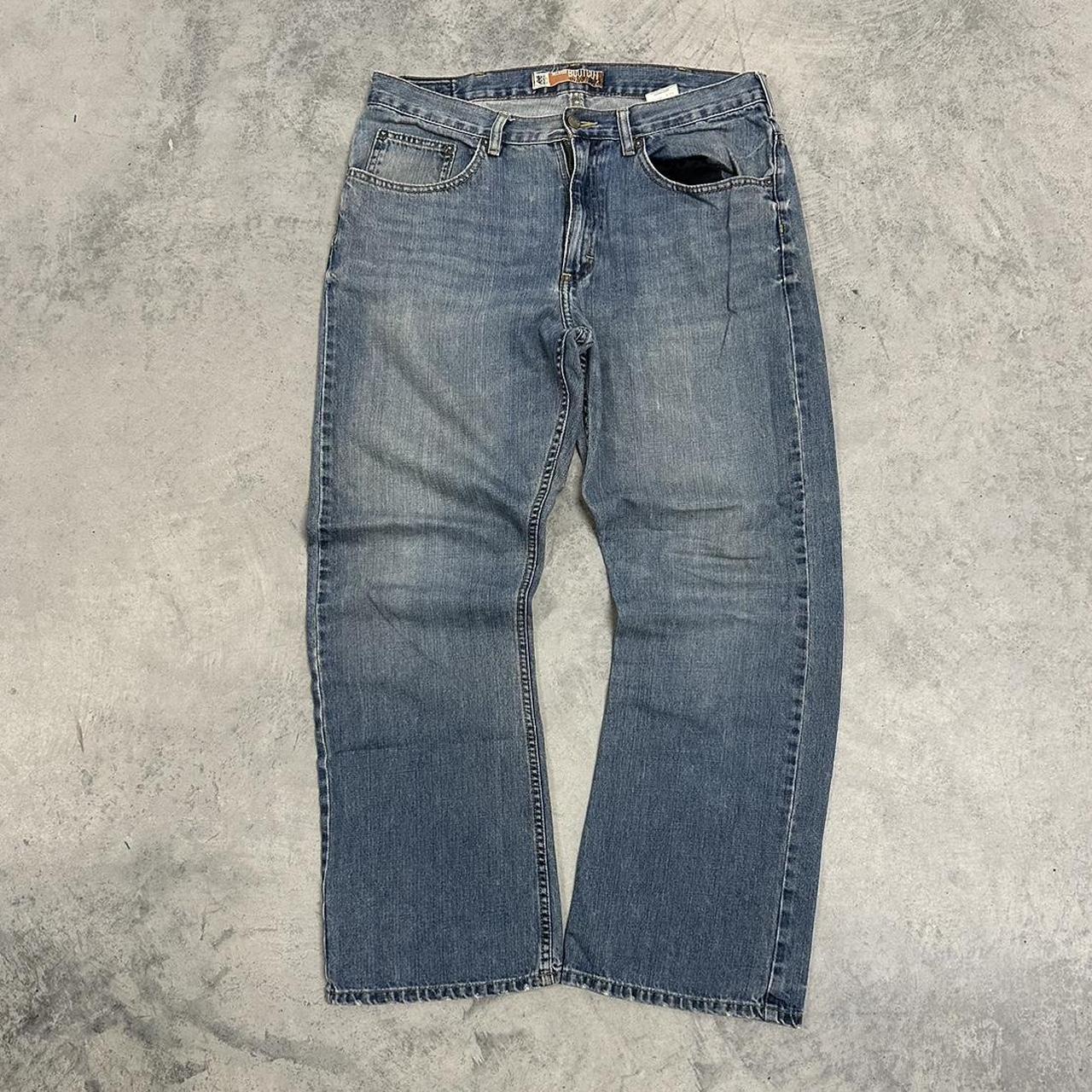 Vintage Lee loose fit boot cut denim jeans Size... | Depop