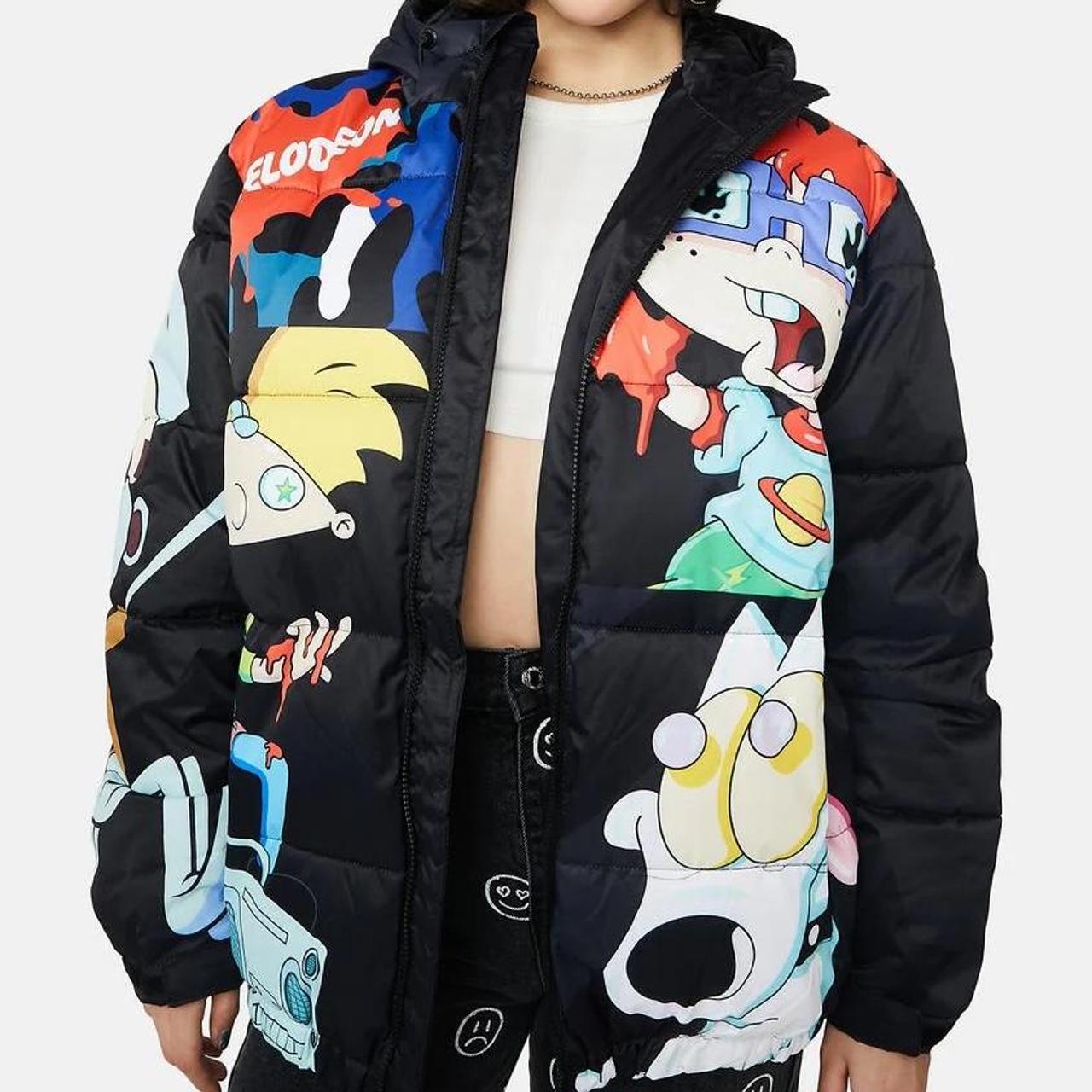 Nickelodeon Puffer Jacket Such a cool jacket, only... - Depop