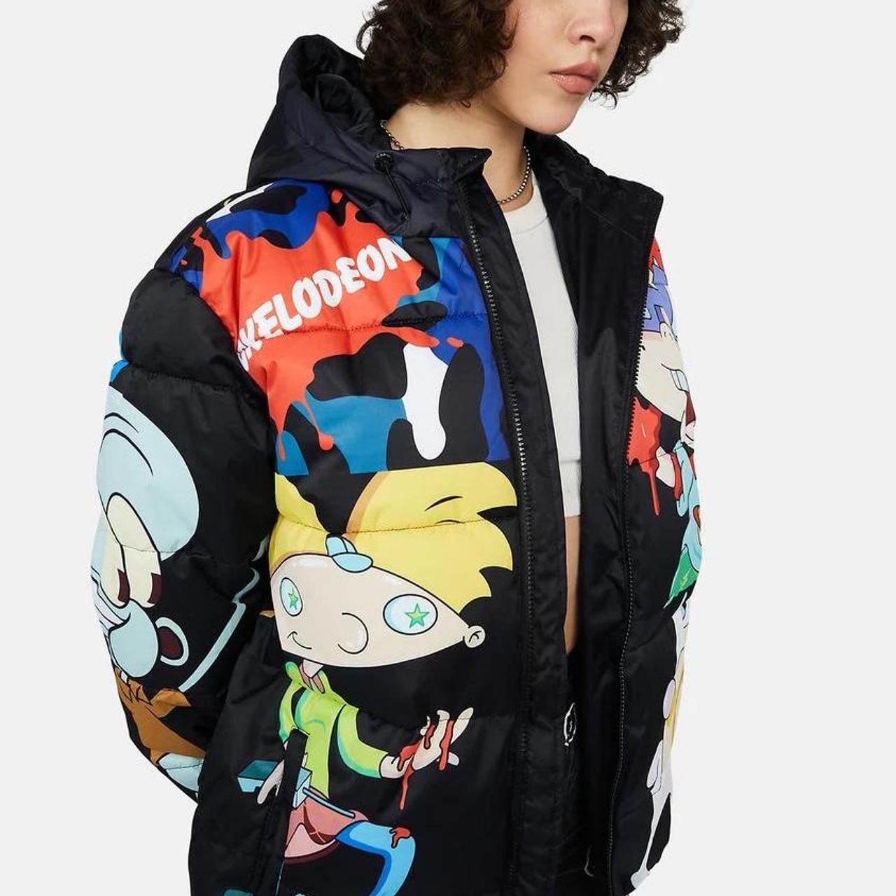 Nickelodeon Puffer Jacket Such a cool jacket, only... - Depop