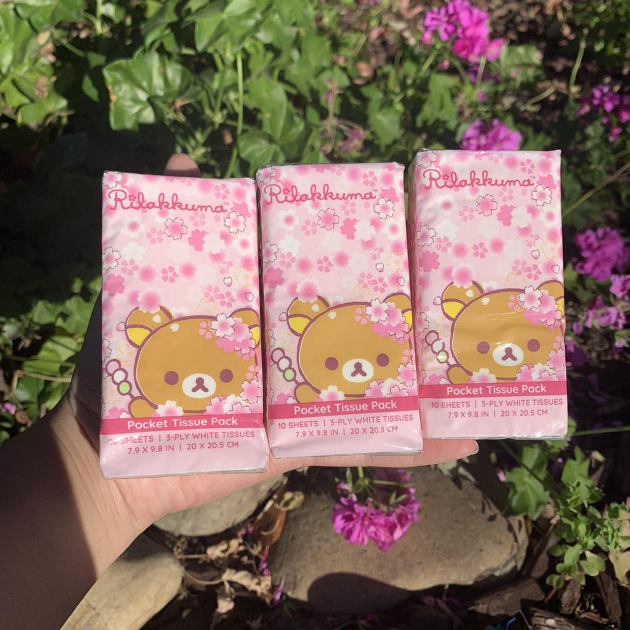 Rilakkuma Travel Tissue - Sakura Design (3... - Depop