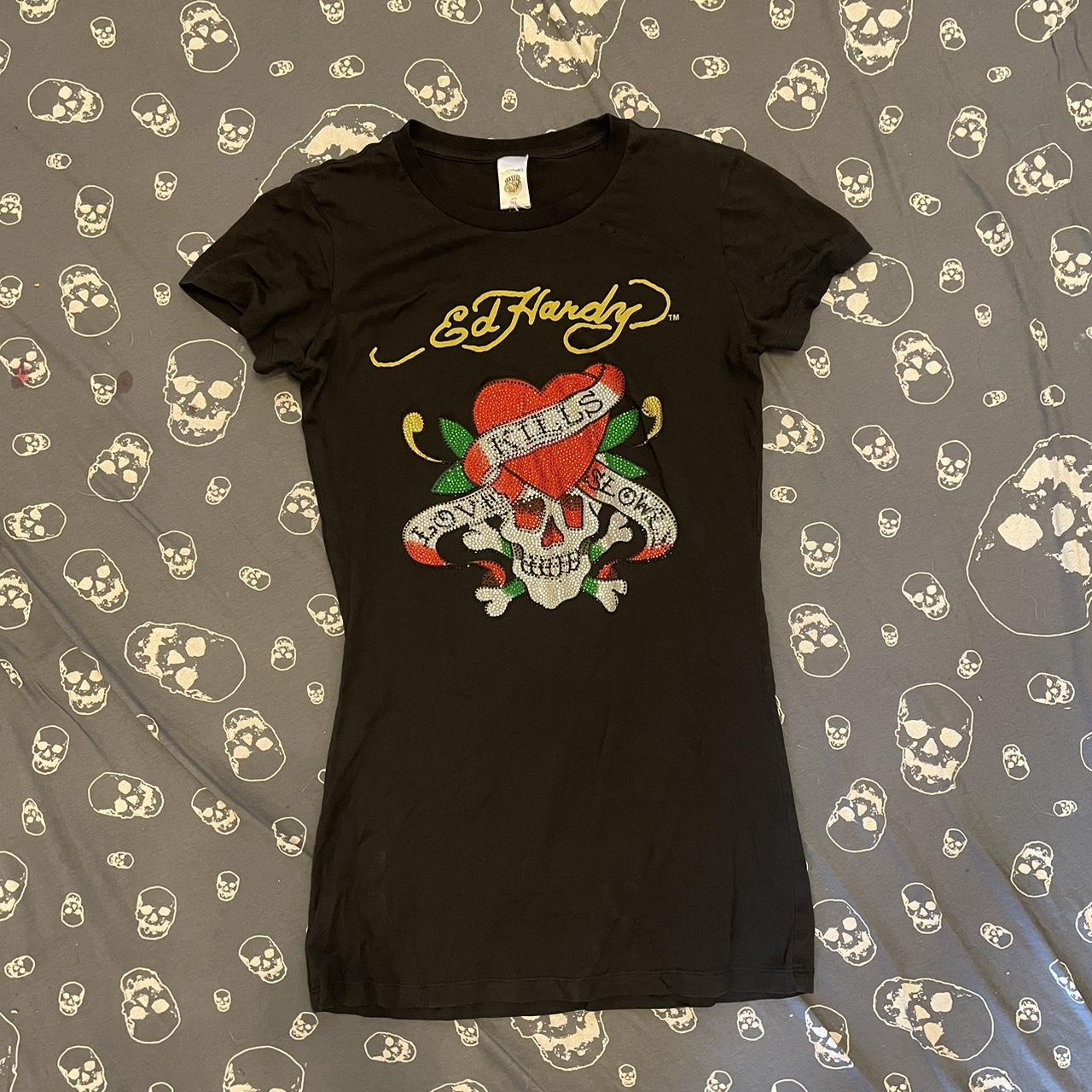 ON HOLD vintage ed hardy tee... - Depop