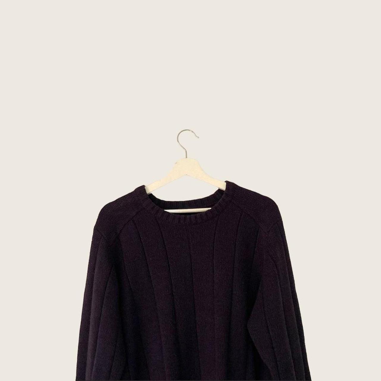 James Pringle dark purple ribbed jumper In good... - Depop