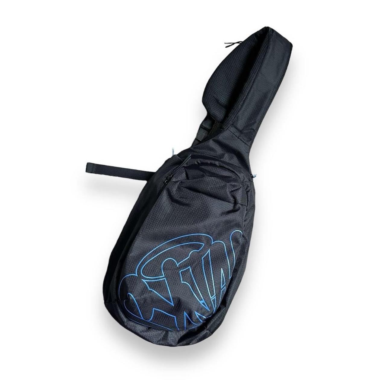 Syna sling bag -black and blue -one size... - Depop