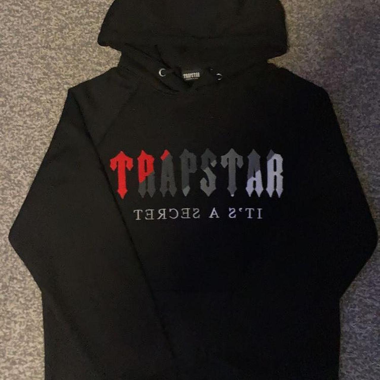 #Trapstar Red and black chilline full tracksuit... - Depop