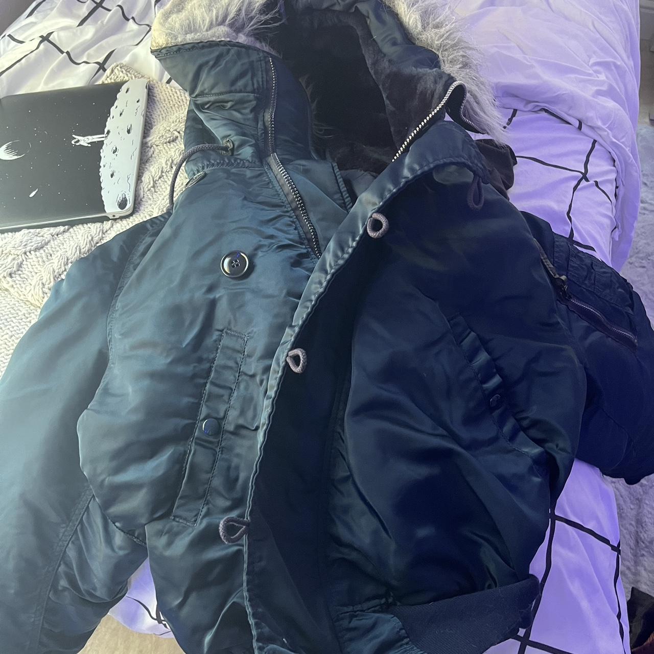 Alpha Winter Jacket Nice quality and in great... - Depop