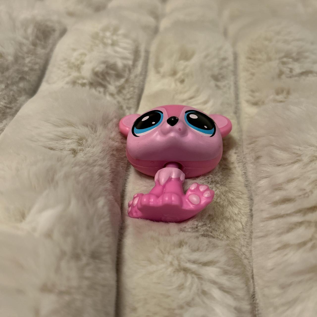 2015 mcdonalds lps pink bear blue eyes - cut off of... | Depop