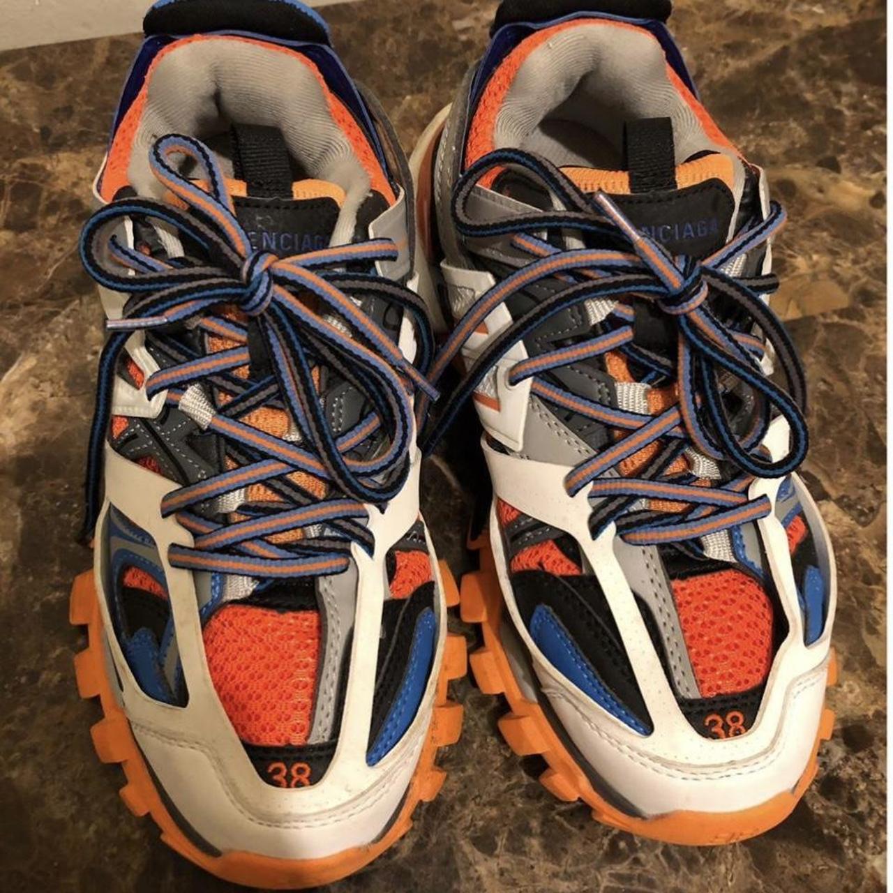 Balenciaga track runners comes with original box and... - Depop