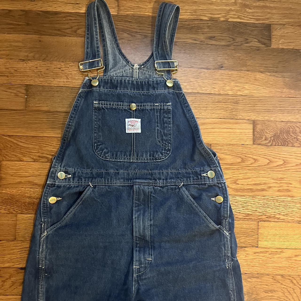 Pointer Brand vintage overalls, tapered straight... - Depop