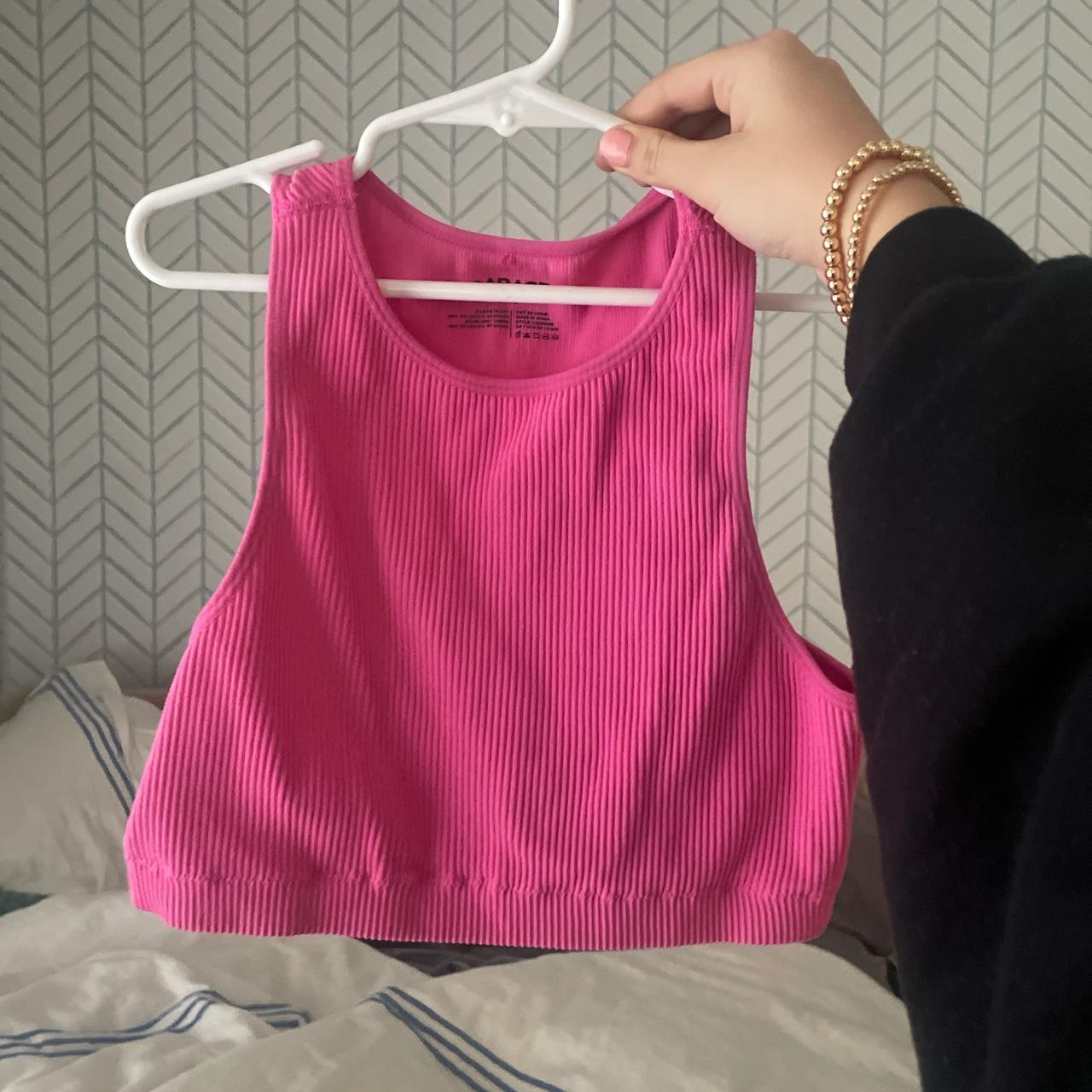 Hot pink garage top Worn once!! So cute... - Depop