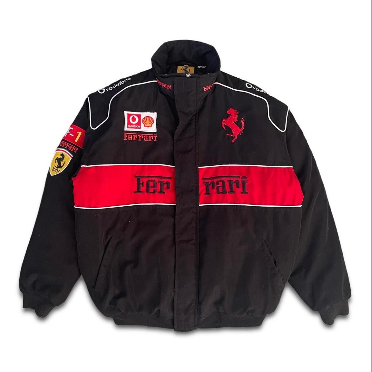 Vintage Ferrari Jacket Fits size Xs-S Perfect condition - Depop