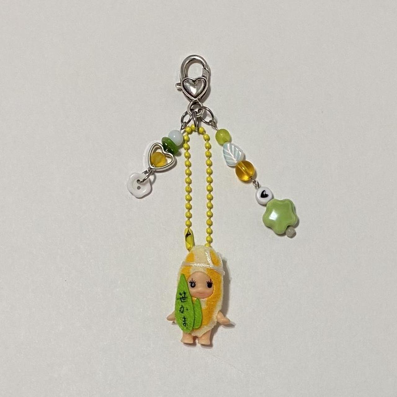 Corn kewpie baby keychain 🌽 -Made with corn kewpie... - Depop
