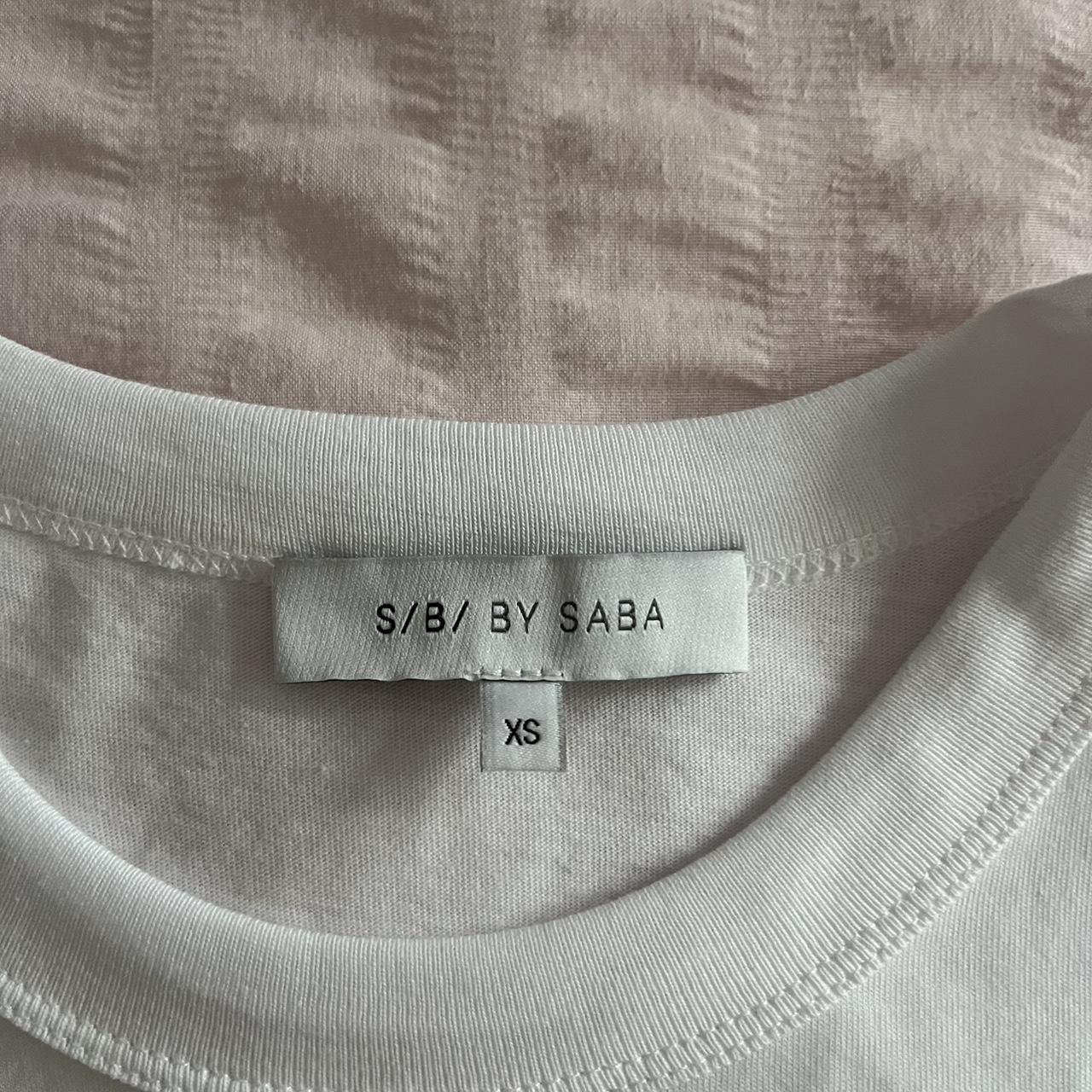 SABA white crewneck #saba #crewneck #t-shirt - Depop