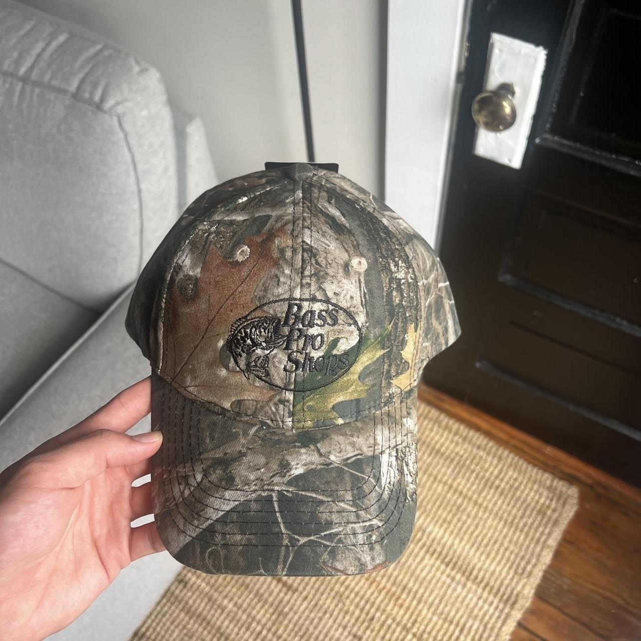 bass pro shops real tree snap back hat #bassproshops... - Depop