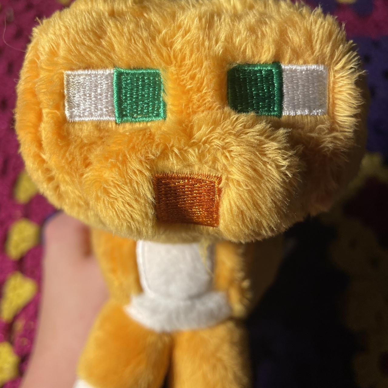 Minecraft orange tabby cat plush -no flaws minecraft - Depop