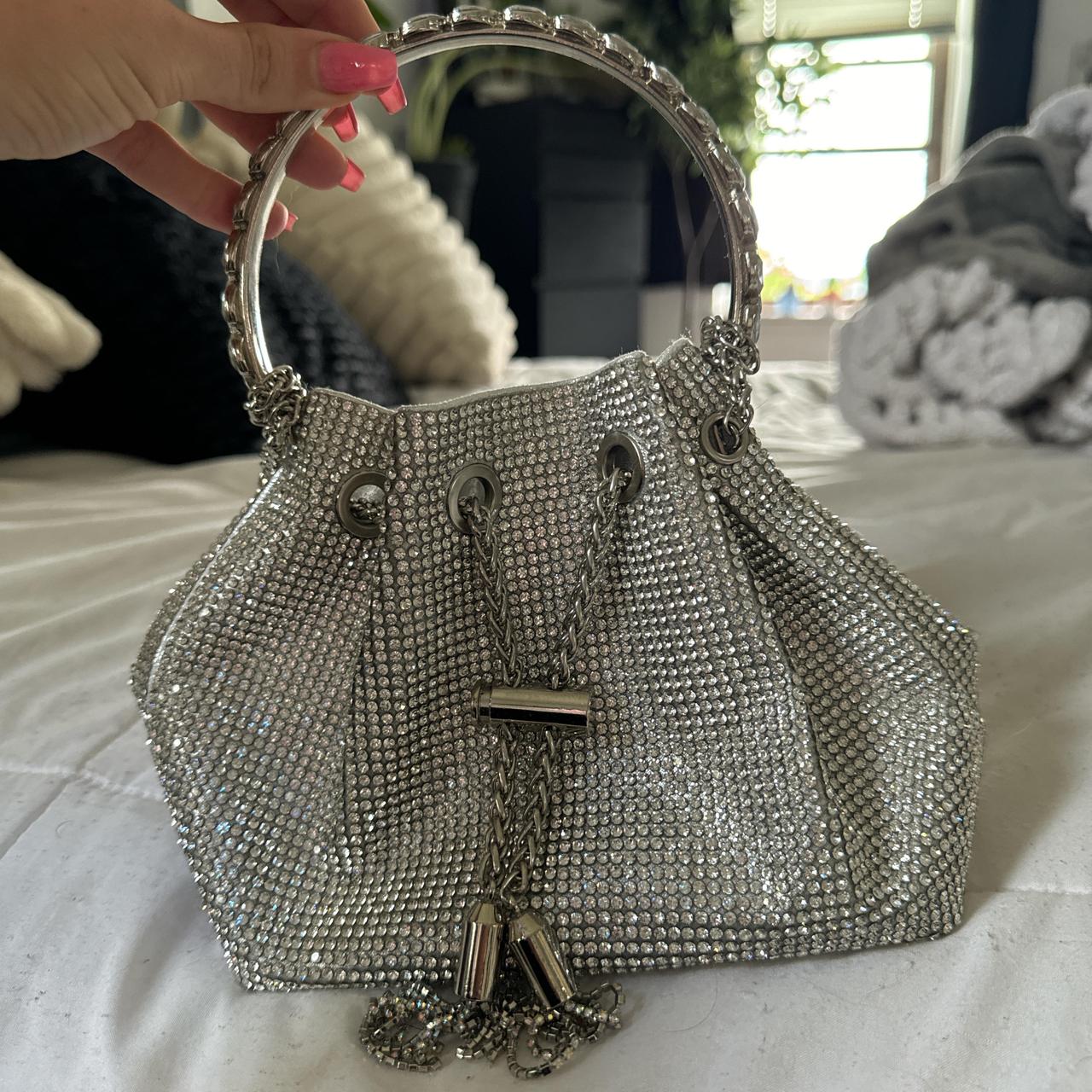 Blinged out cross body bag - Depop