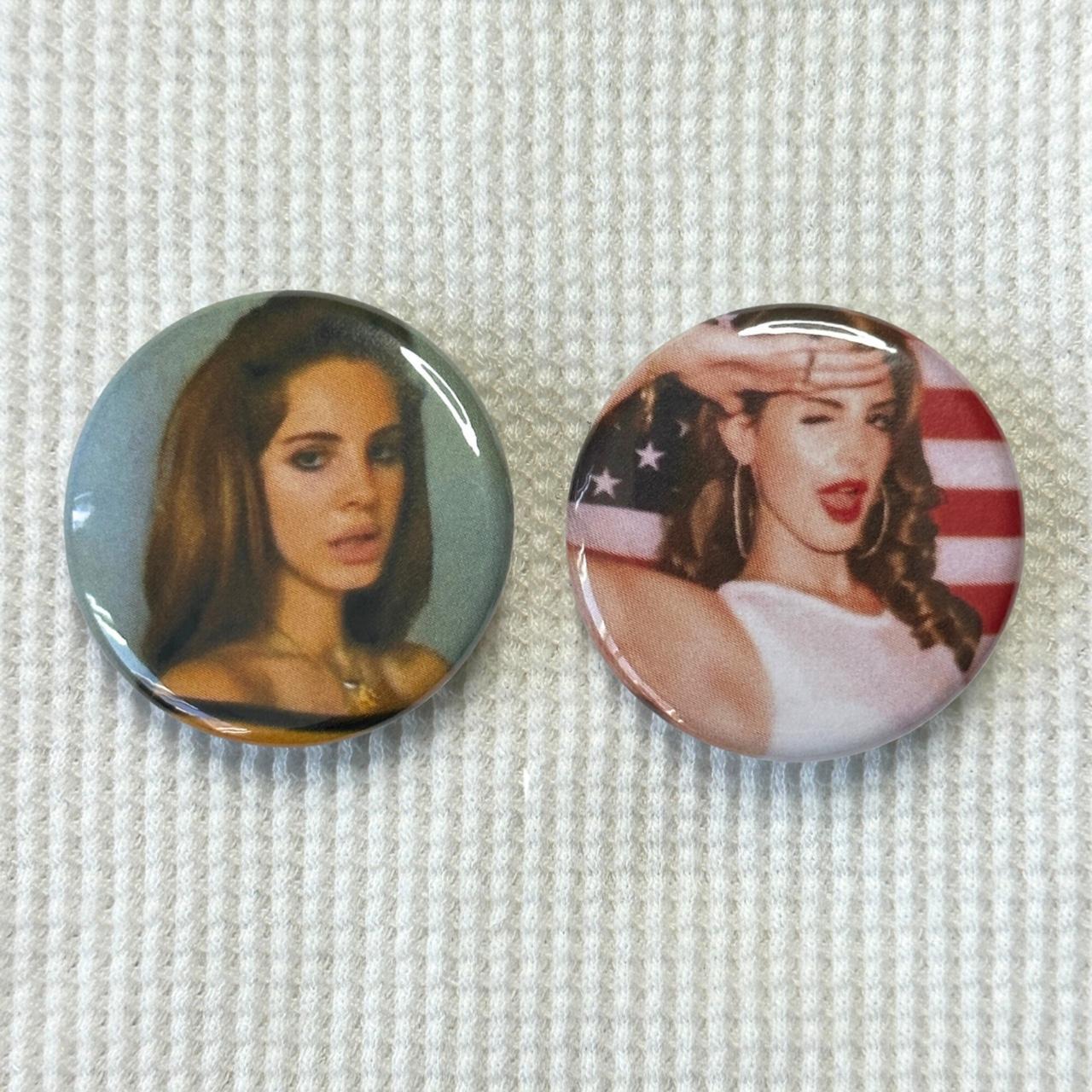Lana del Rey 1.25” metal button pins ️ ️ price is for... | Depop