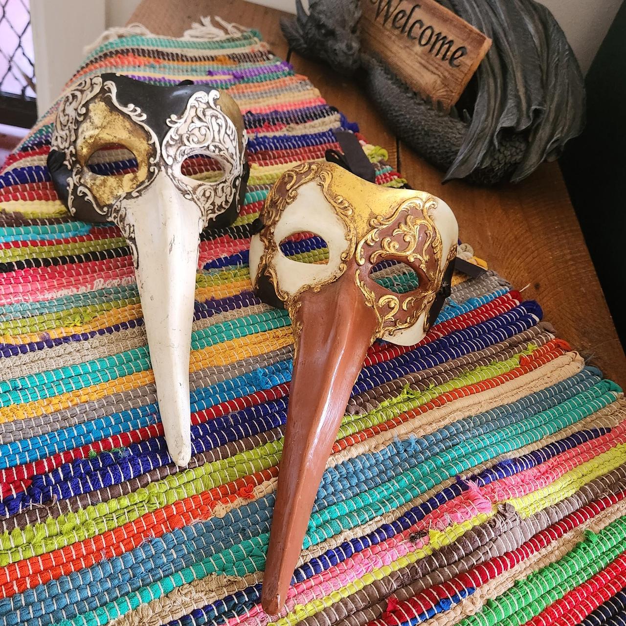 MASQUERADE Birds Beak MASKS X 2 - Two identically... - Depop
