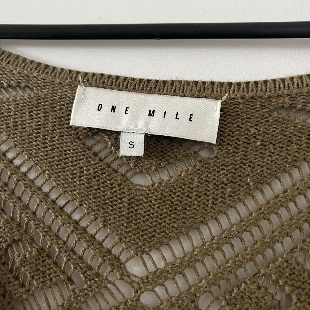 One Mile khaki reversible dress. Worn once - Depop