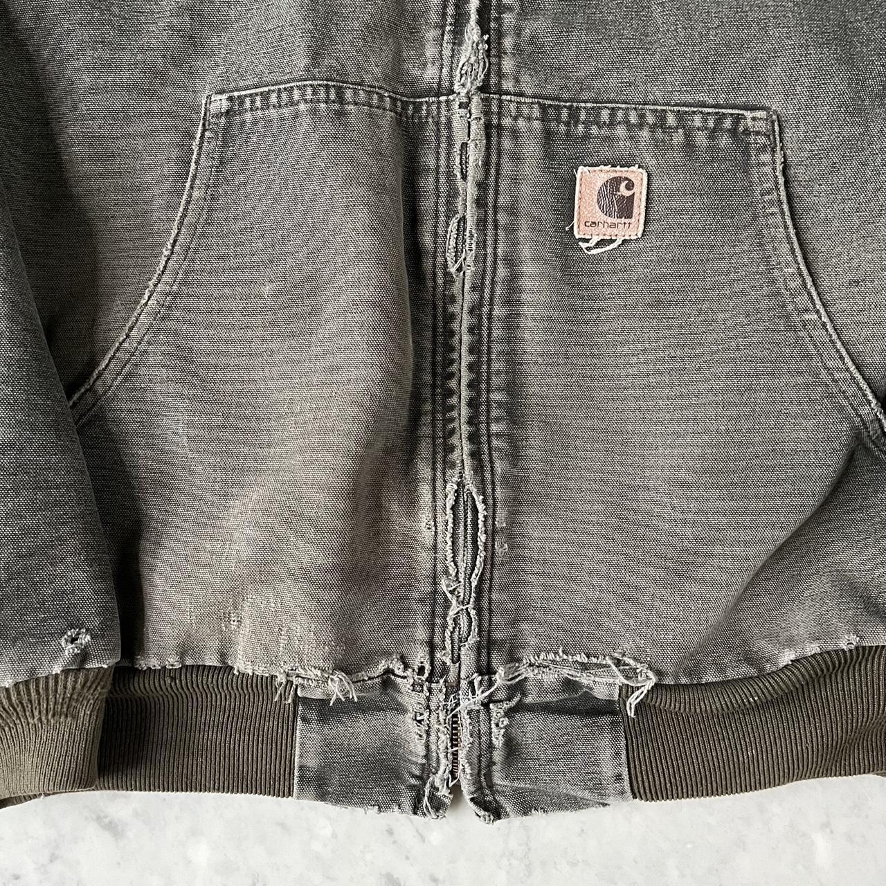 Vintage Carhartt Active Jacket - awesome fade and... - Depop