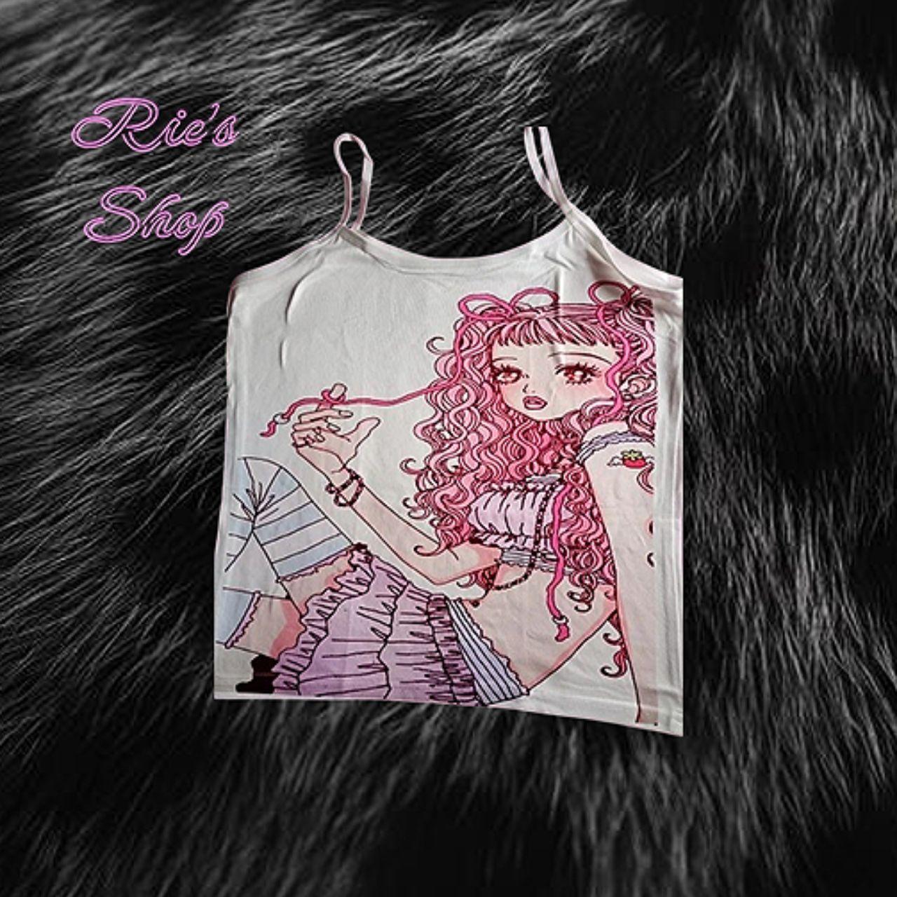 💕 Y2K Anime Babygirl Tank Top 💕 Obsessed with this... | Depop