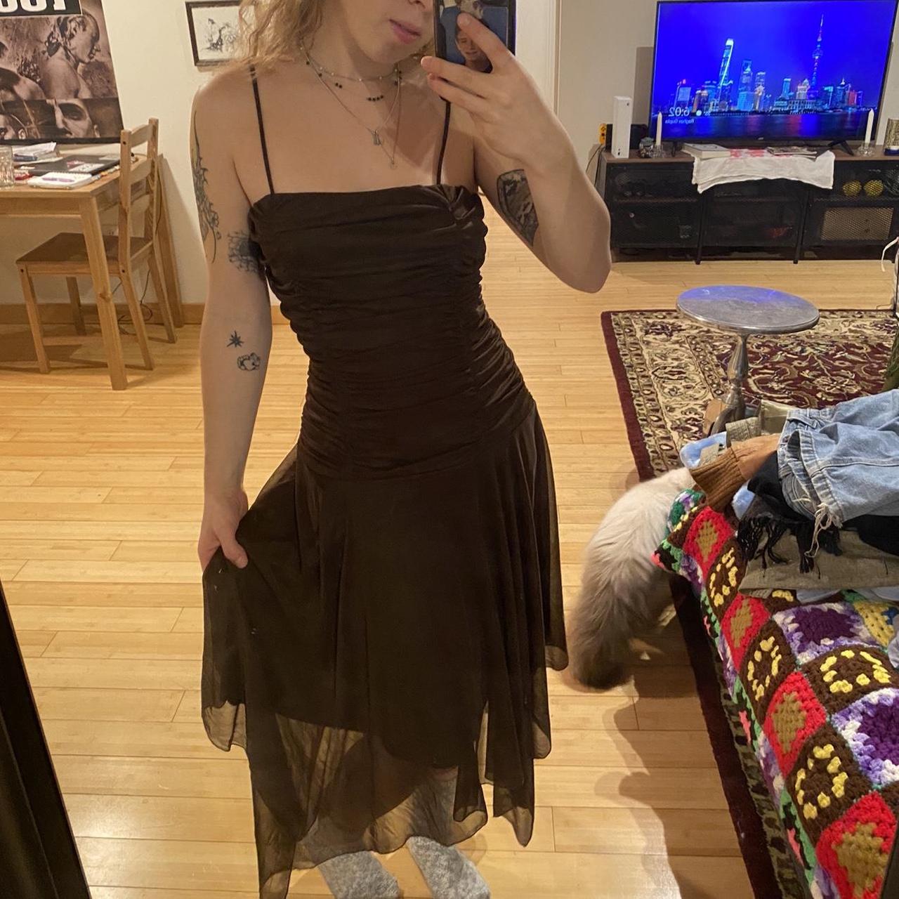 Super Y2k forest fairy dress! Hella cute i love this... - Depop