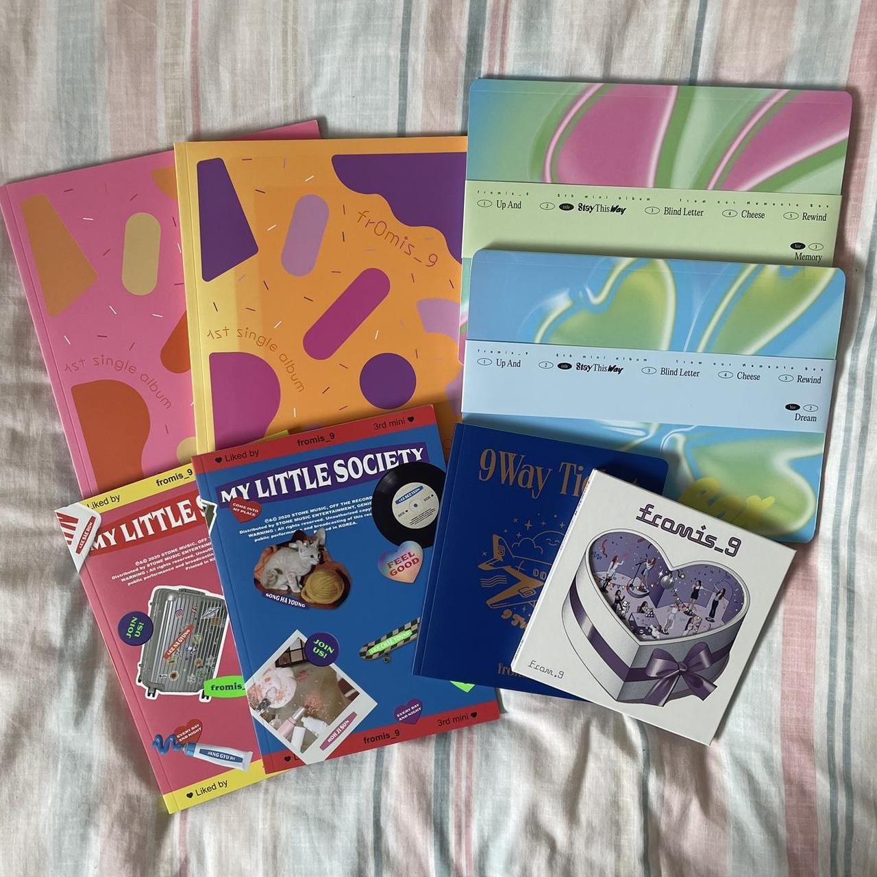 [ WTS ] fromis_9 albums 🫐 availability: pink fun... - Depop