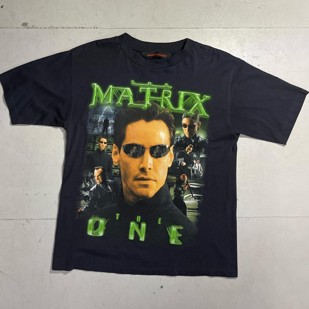 Marino Morwood The Matrix rap style T-shirt Size:... - Depop