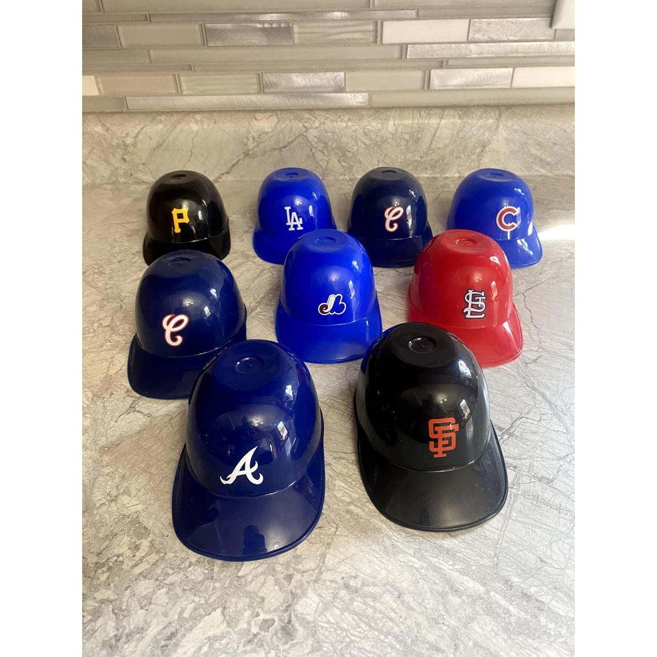 Lot of 9 mini-baseball helmets each approximately... - Depop
