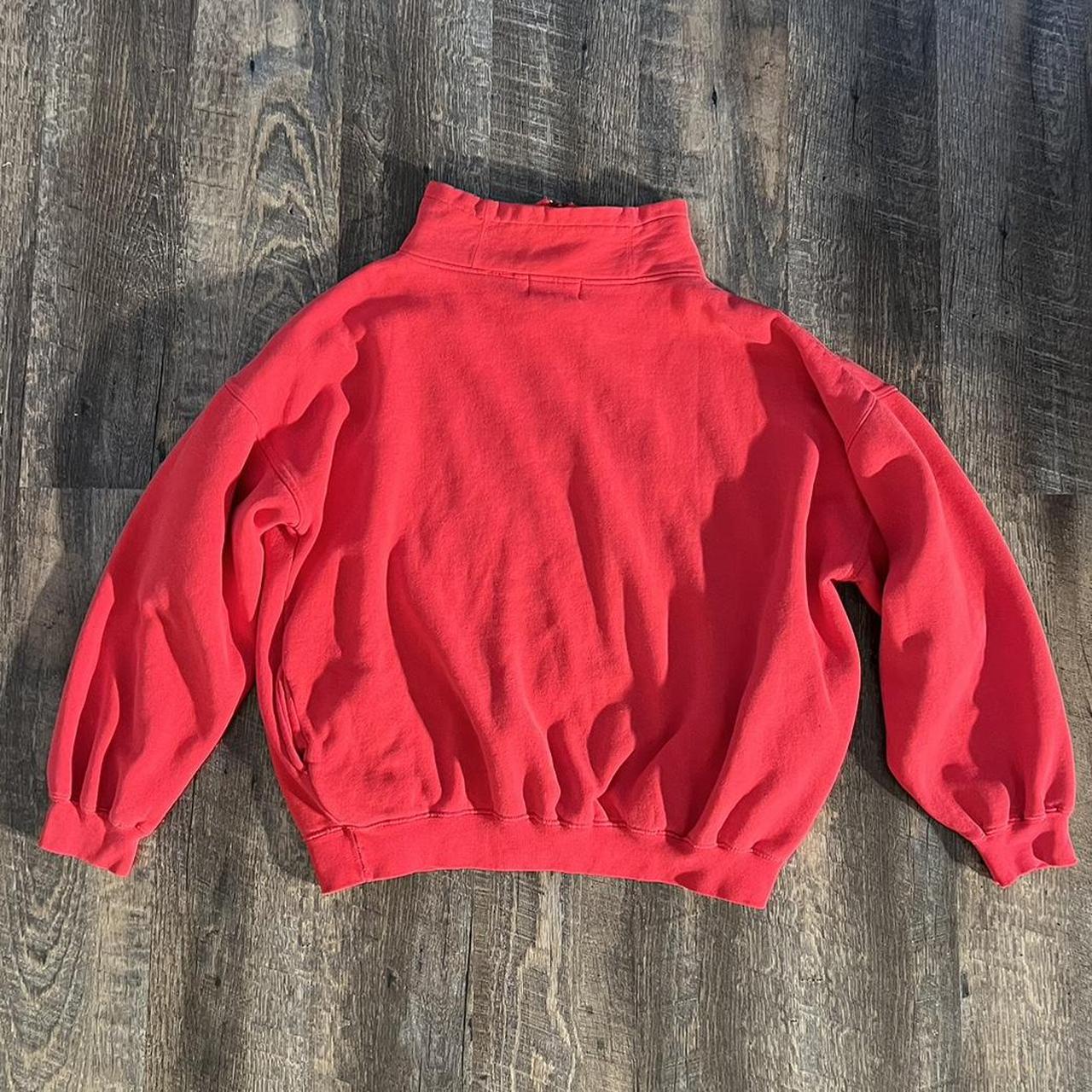 Vintage Boss America Pullover #HugoBoss #Red... - Depop