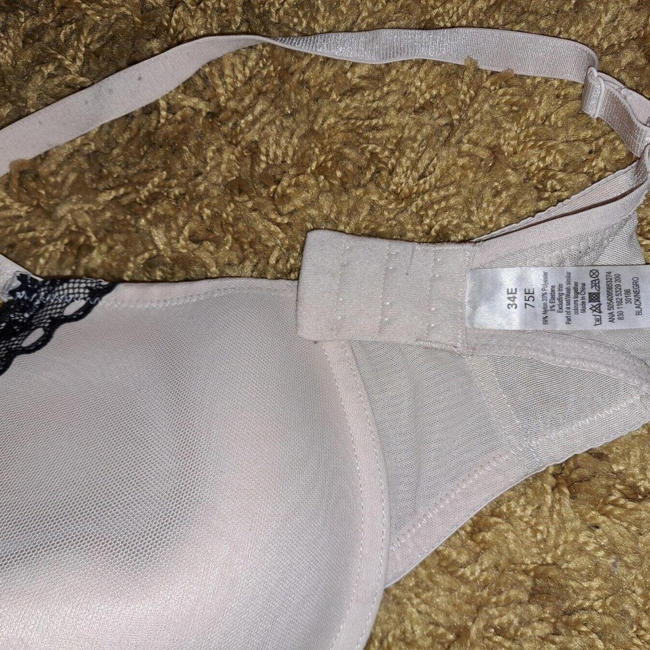 George Womens Cream Bra Depop