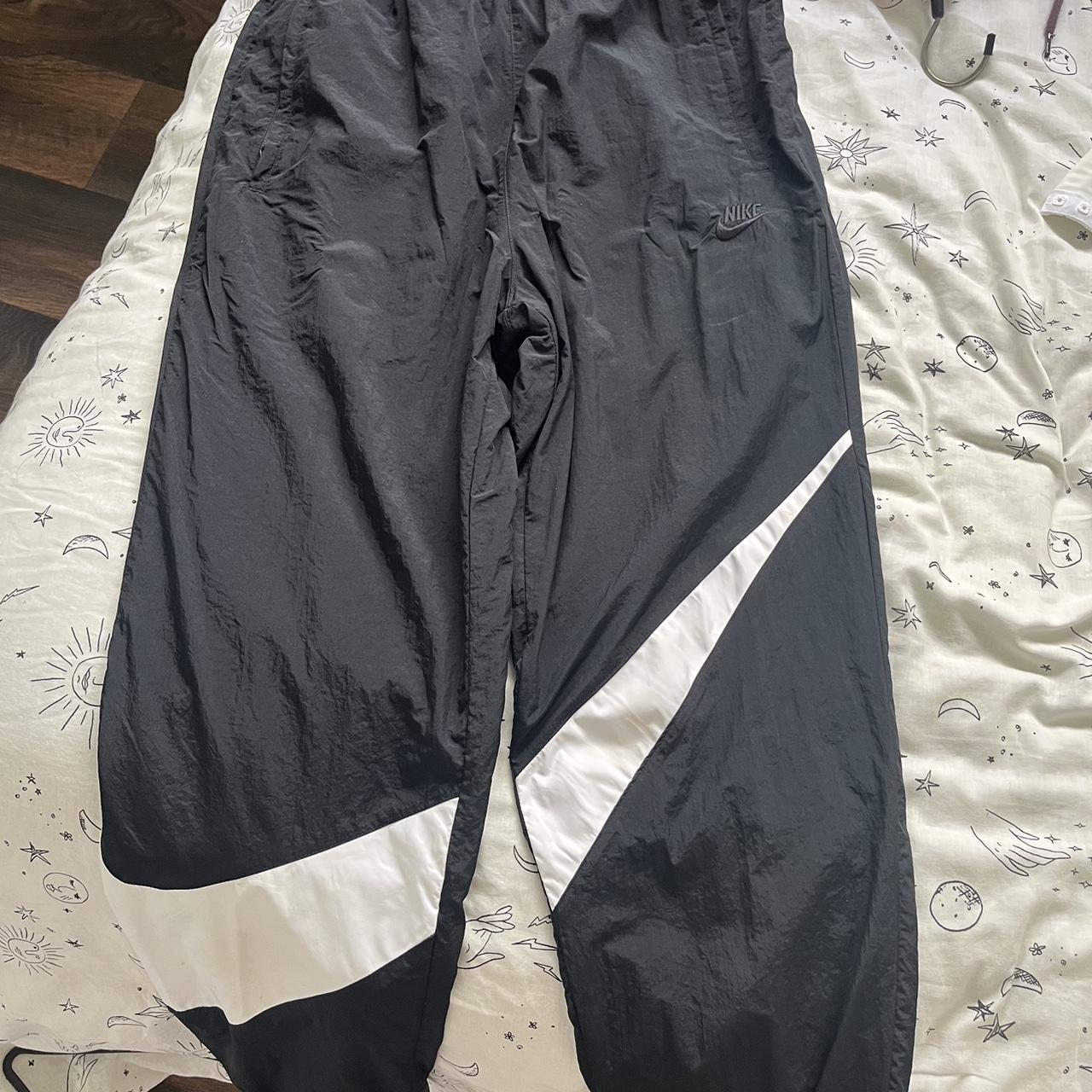 Nike shell swoosh joggers worn a couple of times a... - Depop