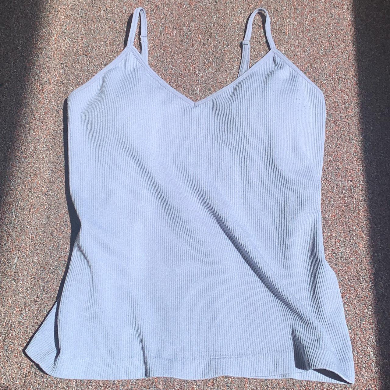 Mirrou top size small/medium. Very stretchy material... - Depop
