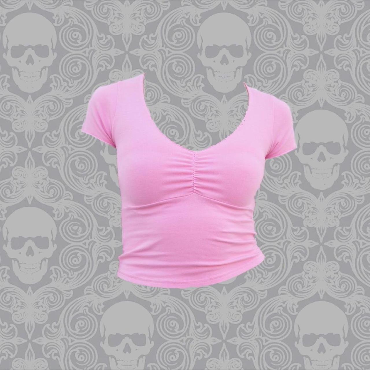 bubblegum pink brandy melville gina top super cute... - Depop