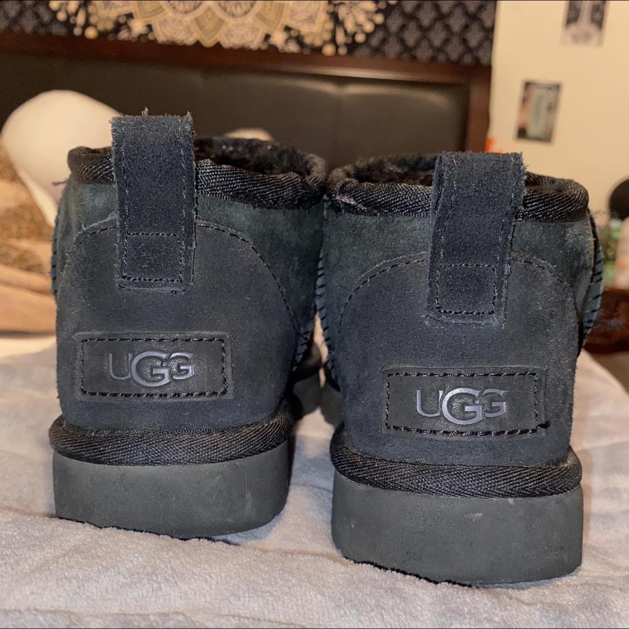 UGG W classic mini boot in black 🖤 -water spots and... - Depop