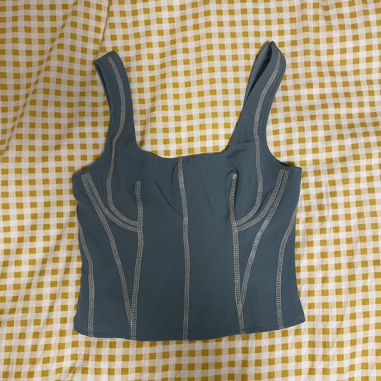 Missguided corset top Zips in the back Great... - Depop