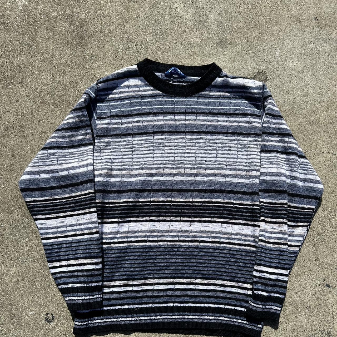 striped surf sweater longsleeve #surfwear #preppy... - Depop