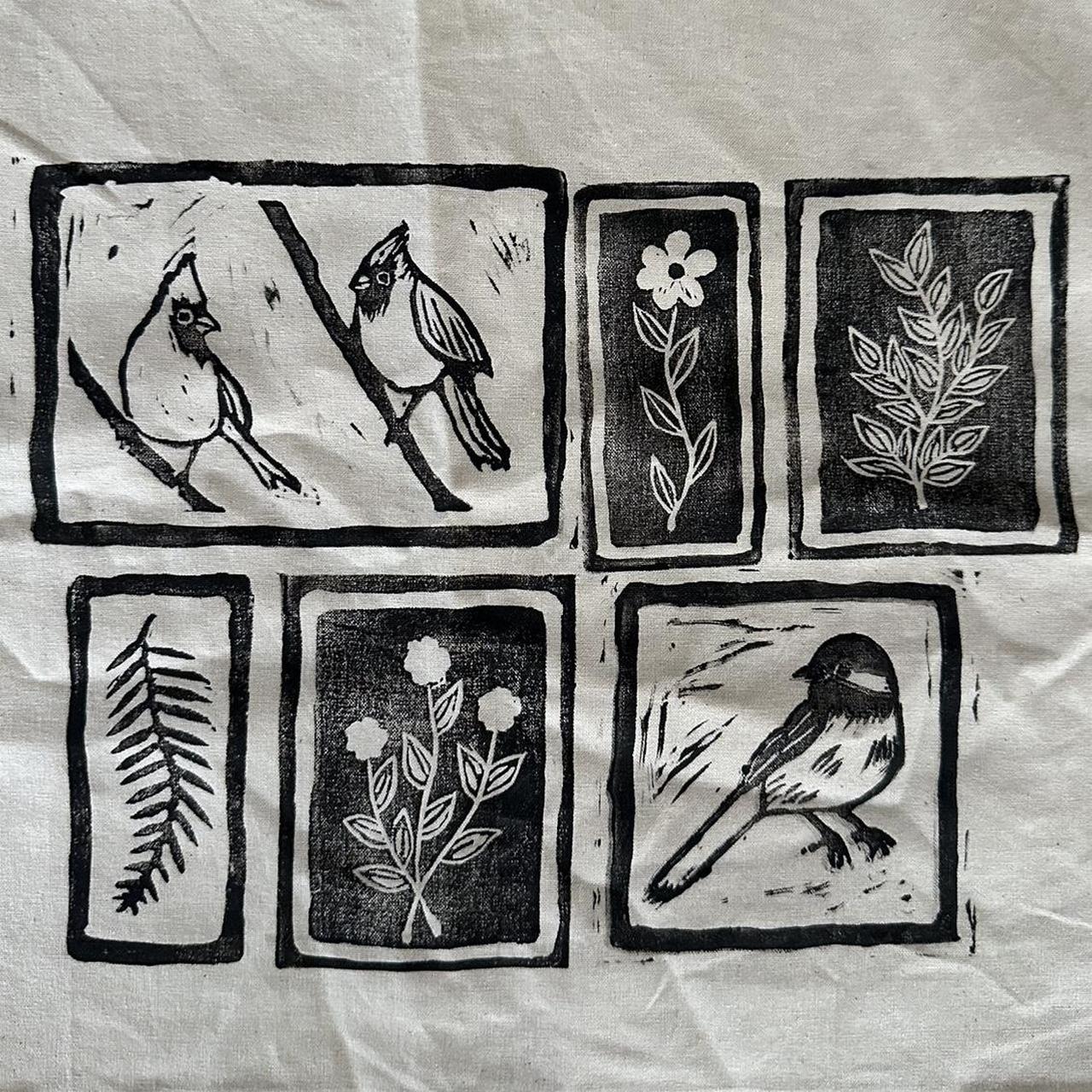 Handmade Block Printed Nature Tote bag #handmade... - Depop