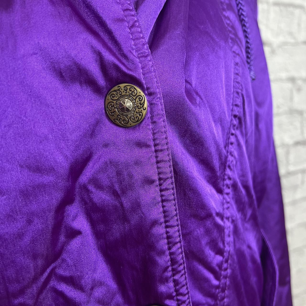 Obermeyer Vintage 80’s Ski Jacket Stardust Purple... - Depop
