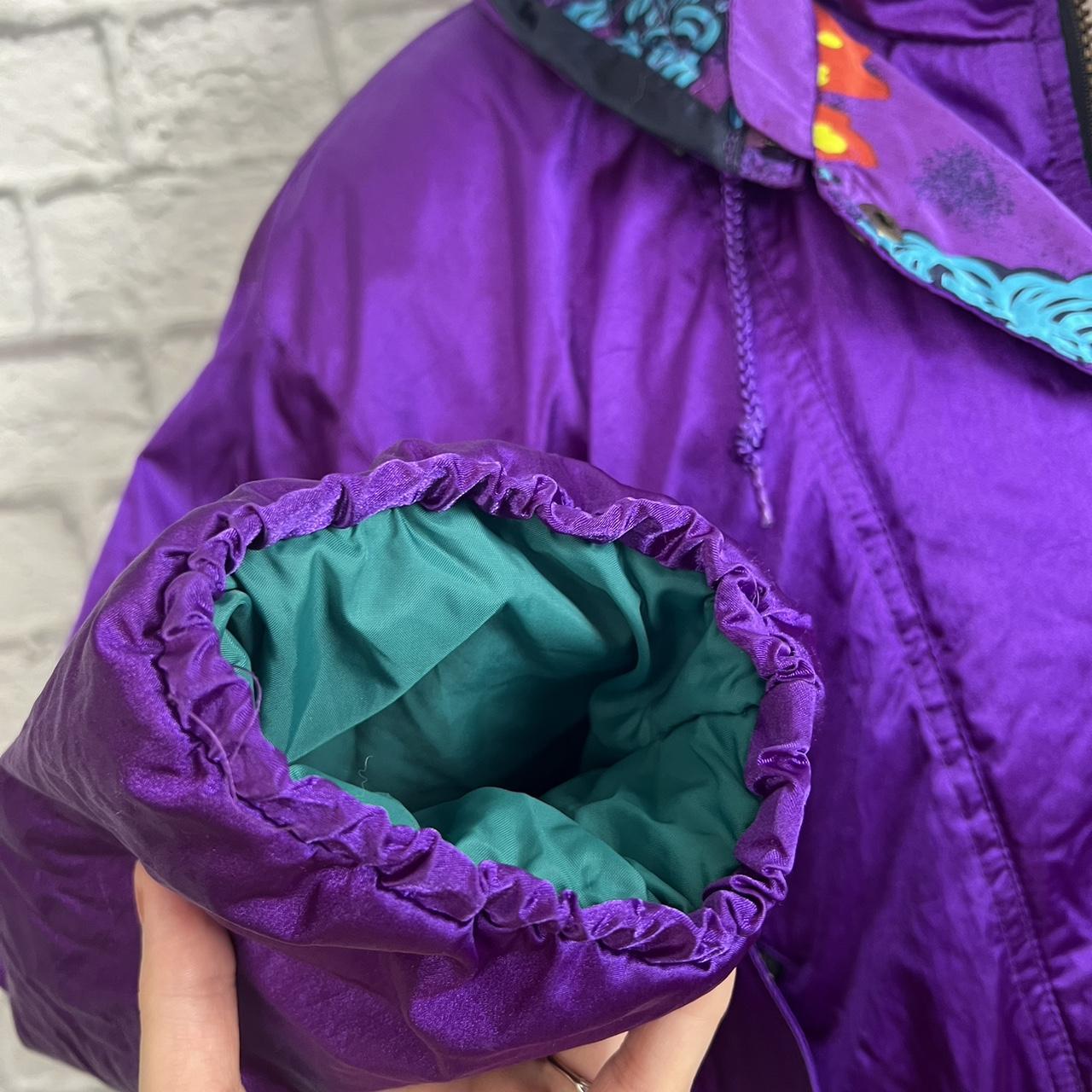 Obermeyer Vintage 80’s Ski Jacket Stardust Purple... - Depop