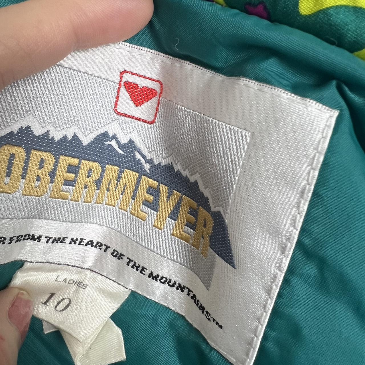 Obermeyer Vintage 80’s Ski Jacket Stardust Purple... - Depop