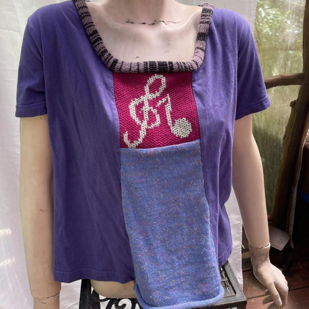 Music notes, Upcycled remade reworked T shirt,... - Depop