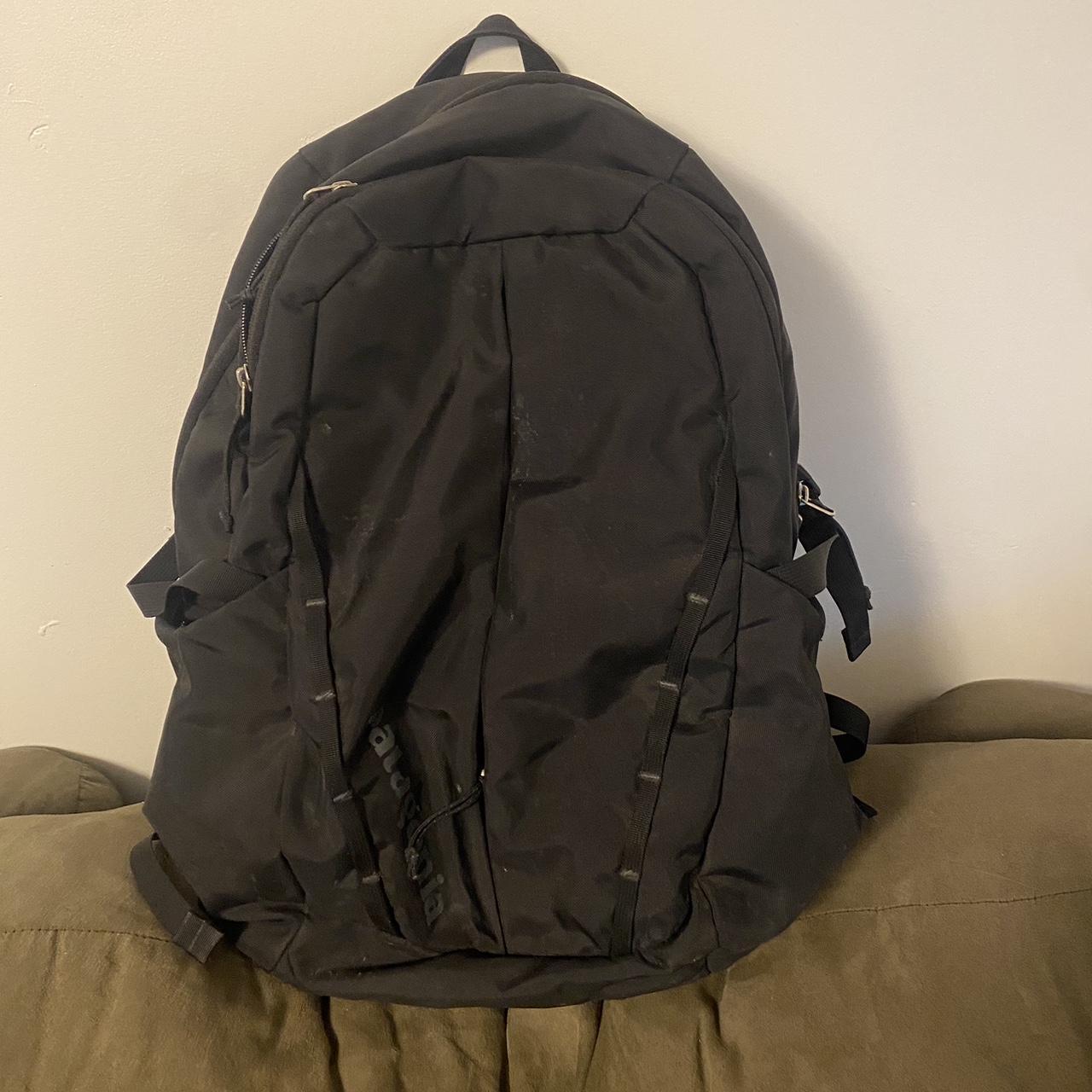 Black patagonia backpack. Perfect for school/work... - Depop